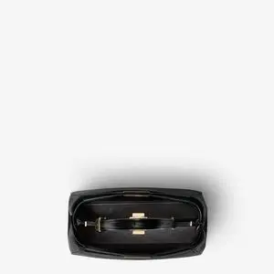 Fendi My Peekaboo Small Black Leather Bag